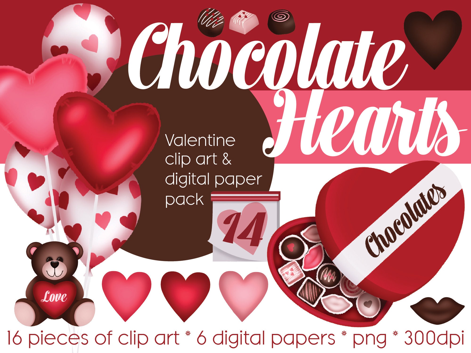 Valentines Chocolate Clip Art