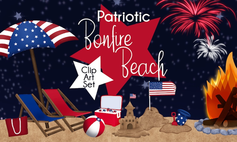 Patriotic SUPER BUNDLE Clip Art & Digital Paper MEGA Pack ...