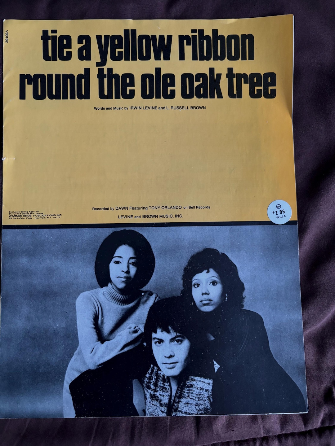 Tie a Yellow Ribbon Round the Ole Oak Tree, 1972, Good Condition ...