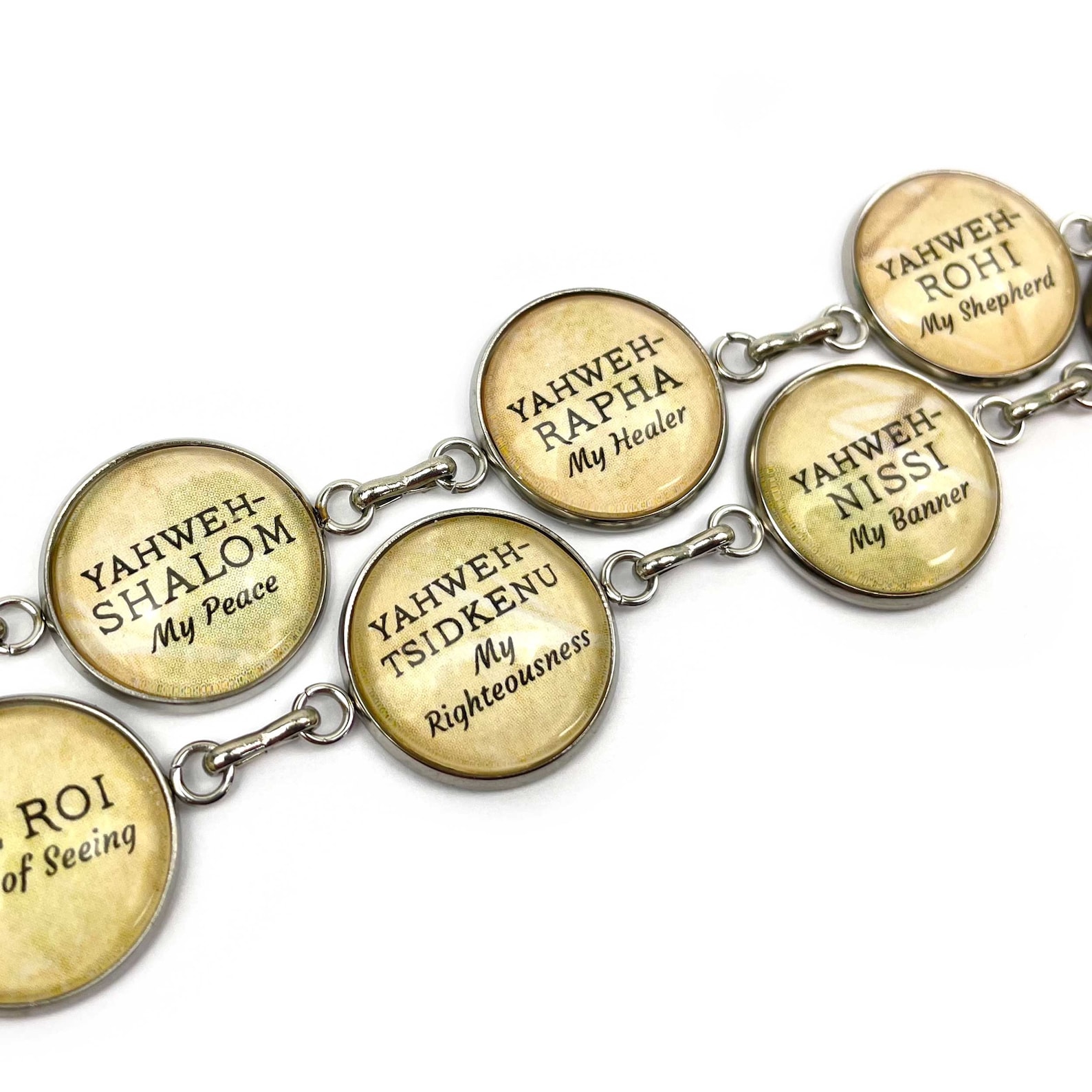 Names of GOD Scripture Bracelet - Christian Jewelry - Stainless Steel ...