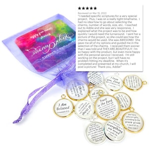 Custom Designed Glass Charms for Jewelry Making - 16, 20, 25mm, Silver ...