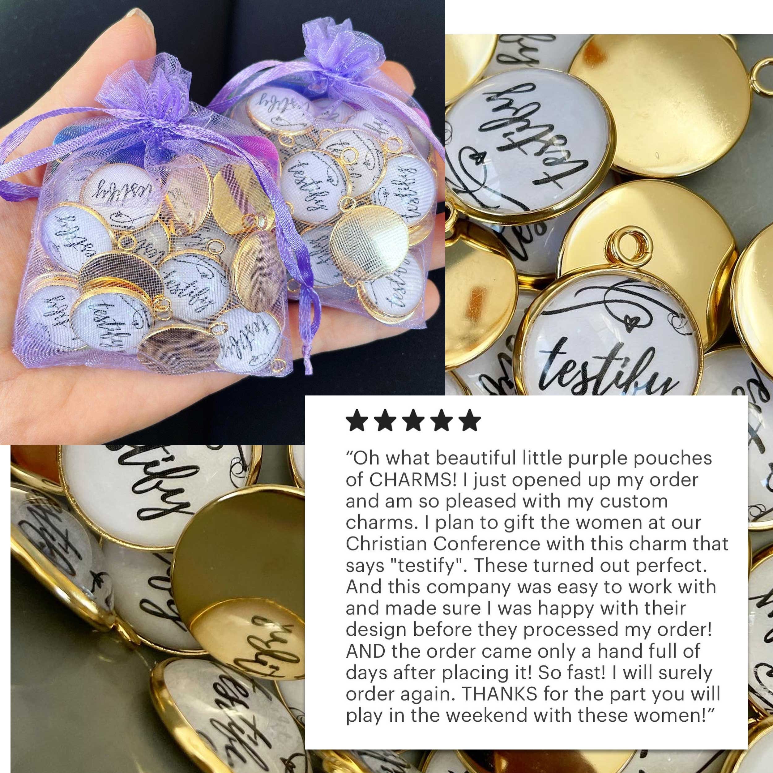 Custom Designed Glass Charms for Jewelry Making 16 20 - Etsy