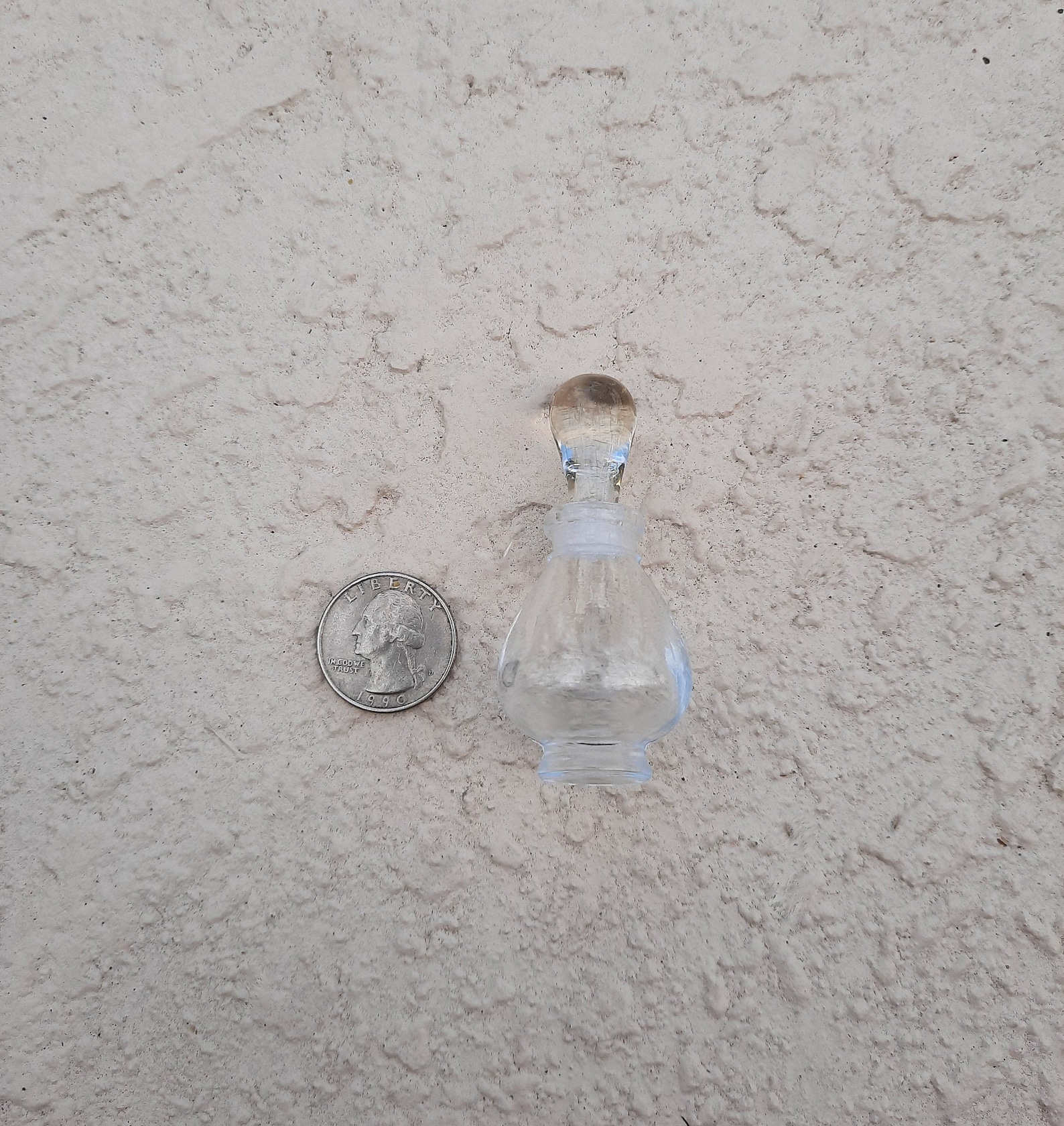 Tiny Teardrop Shape Glass Apothecary Jar Choice of Color Clear - Etsy