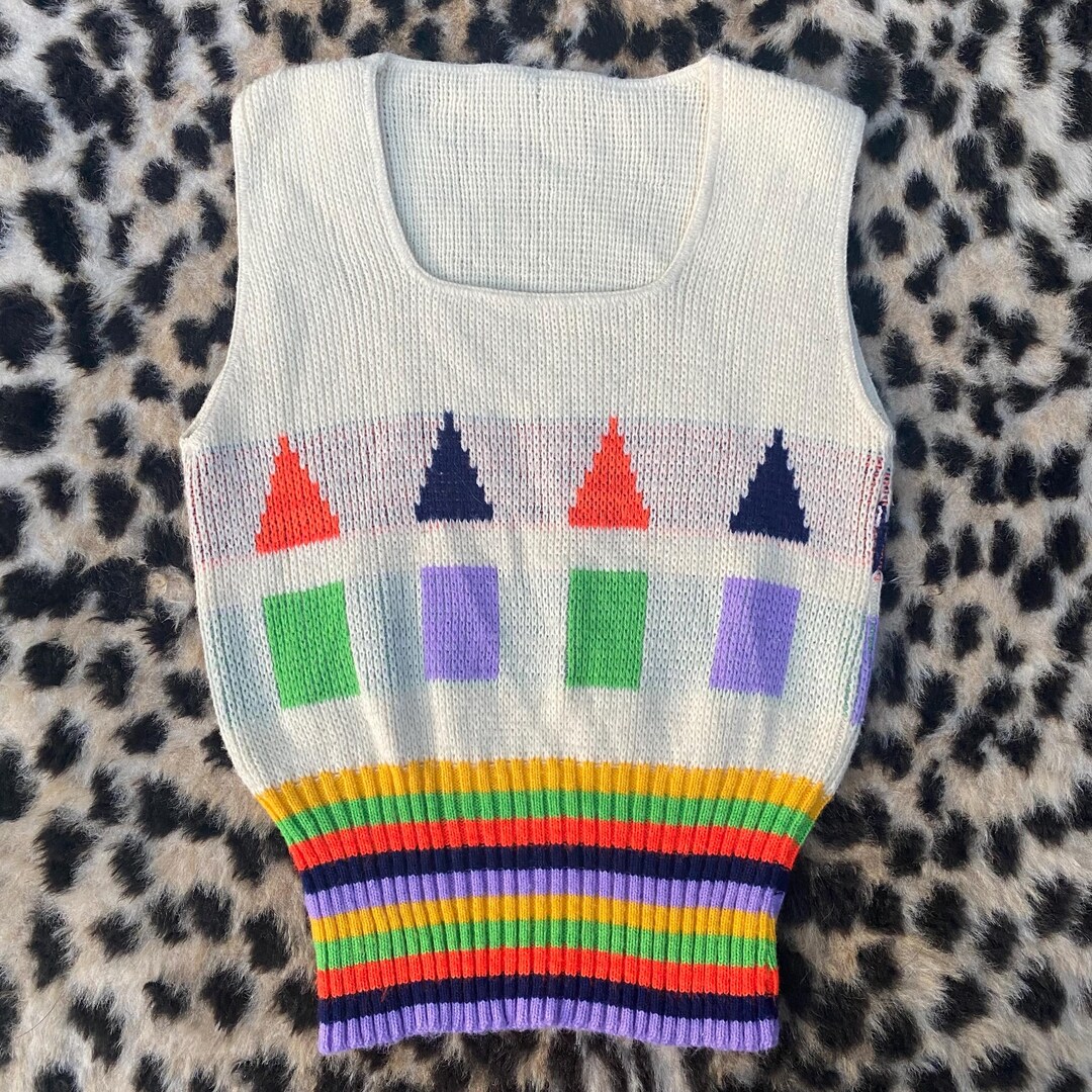 The Coolest Sweater Vest Ever - Etsy