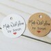 Starfish Beach Tag White Matte Label Tags Custom Wedding Favor Tags ...
