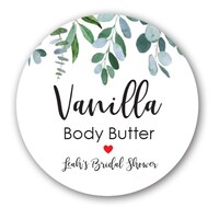Editable Body Butter Jar Label Template, Modern Product Skincare Label ...
