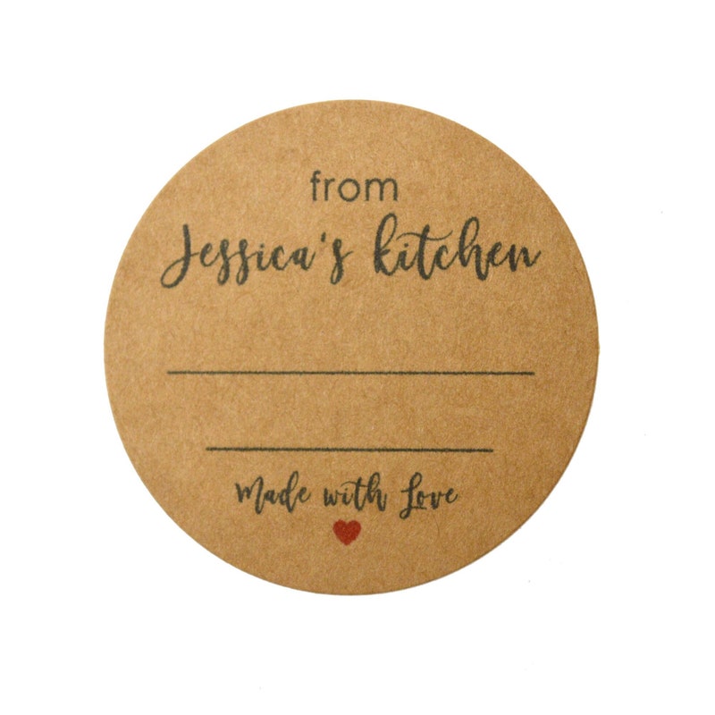 Recipe Stickers for Containers - Etsy