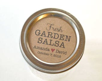 Salsa jar labels | Etsy