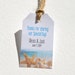 Starfish Beach Tag - White Matte Label Tags - Custom Wedding Favor Tags ...