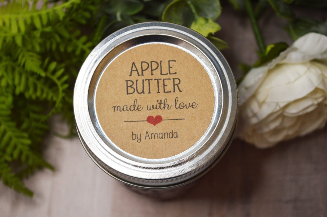 Custom Canning Stickers, Jam Labels, Jelly Labels, Apple Butter, Honey ...