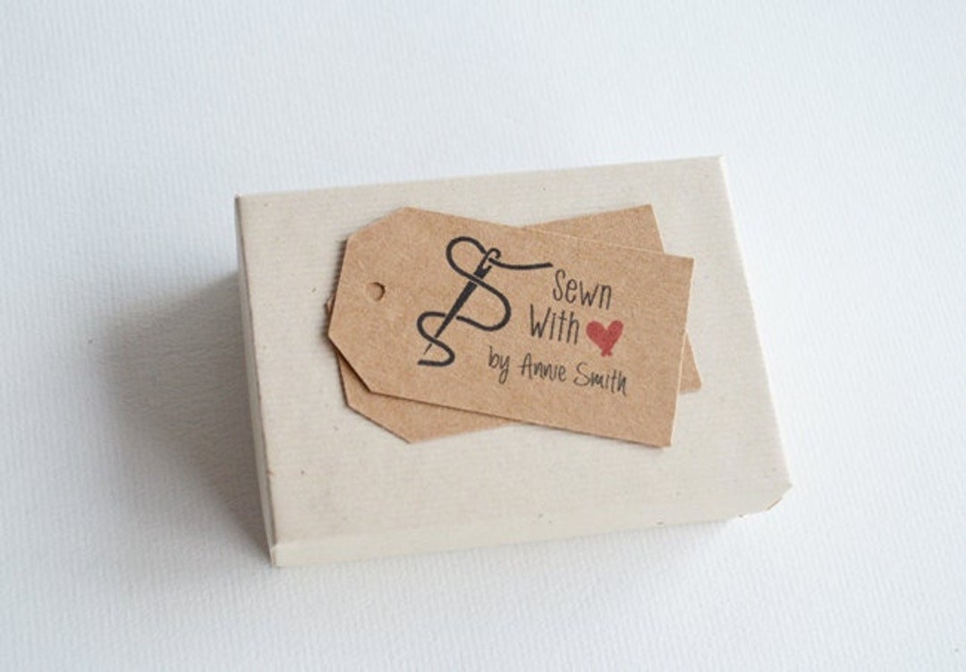 Sewn With Love - Customized Product and Merchandise Tag - Custom ...
