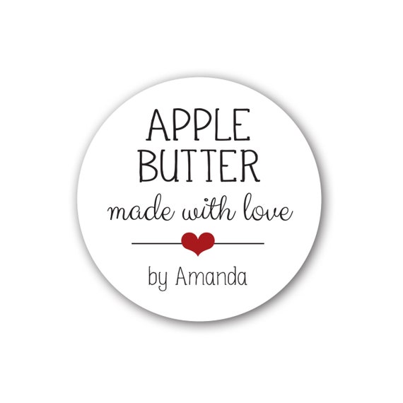 Custom Canning Stickers Jam Labels Jelly Labels Apple - Etsy
