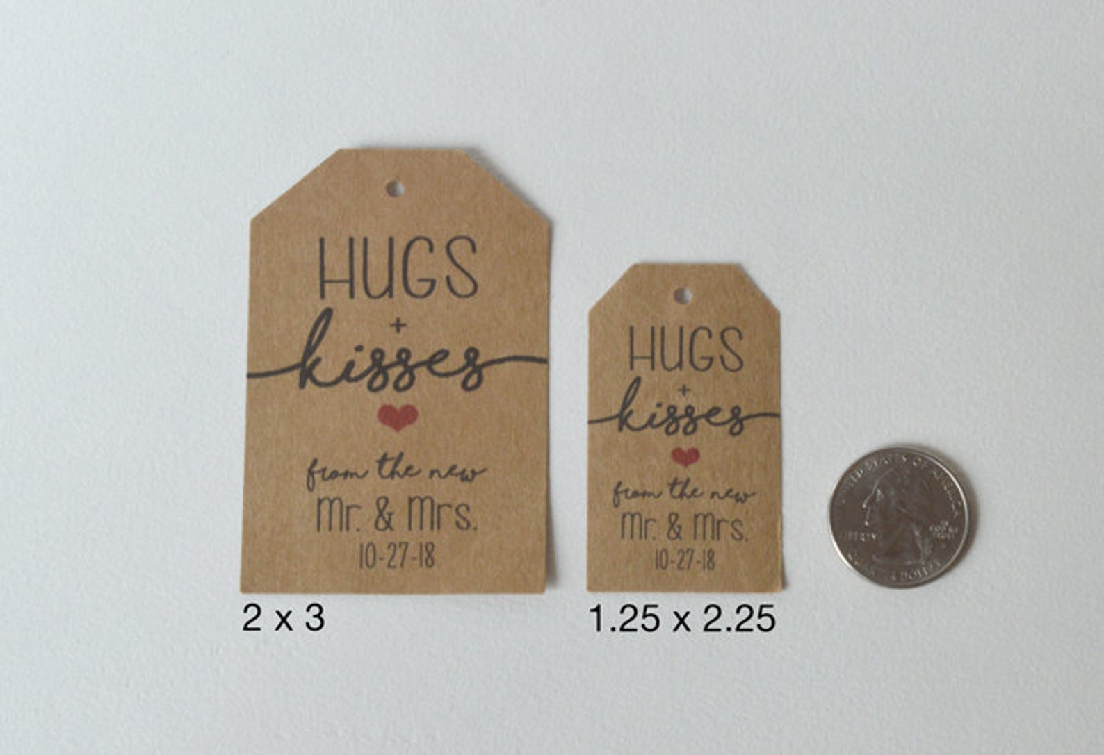 Starfish Beach Tag - White Matte Label Tags - Custom Wedding Favor Tags ...