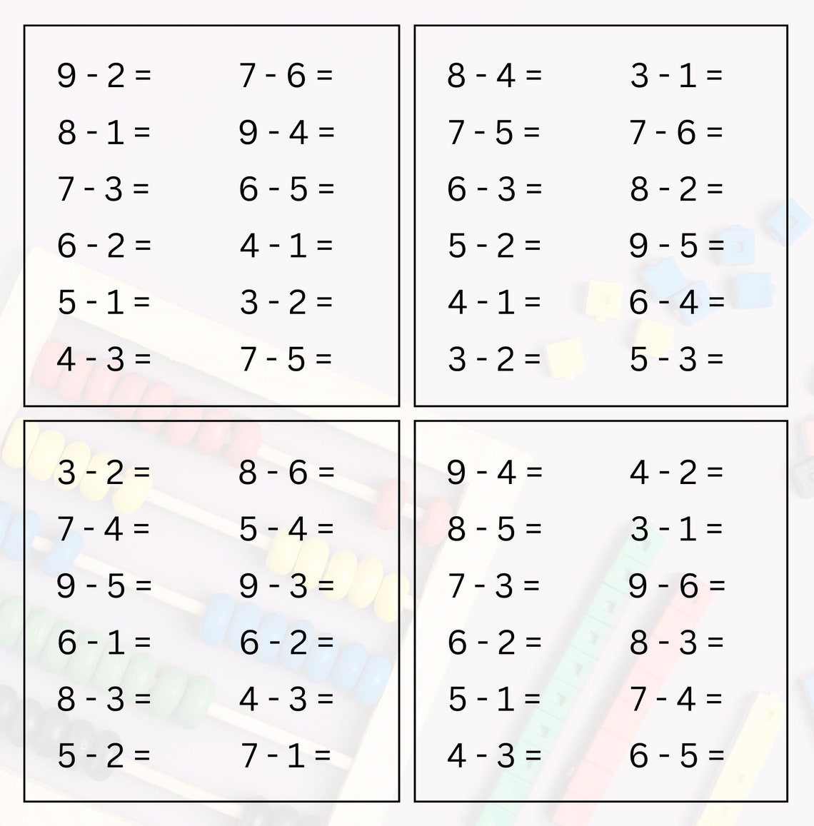 1st Grade Math, Addition and Subtraction, Math Workbook for 1st Graders ...