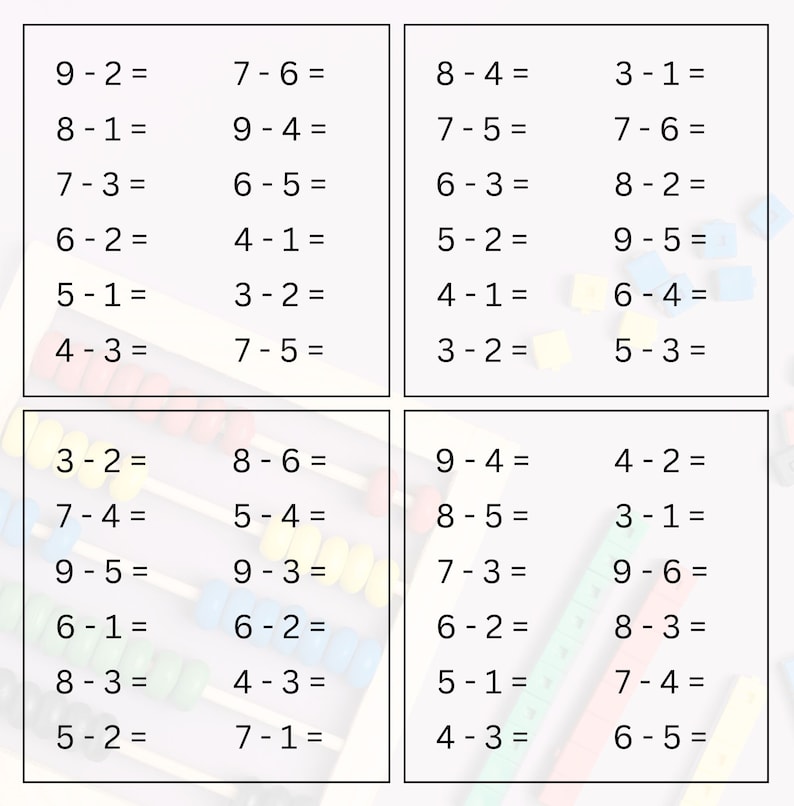1st Grade Math, Addition and Subtraction, Math Workbook for 1st Graders ...