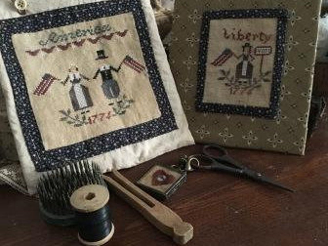 AMERICA 1776 Patriotic Primitive Pattern Pdf - Etsy