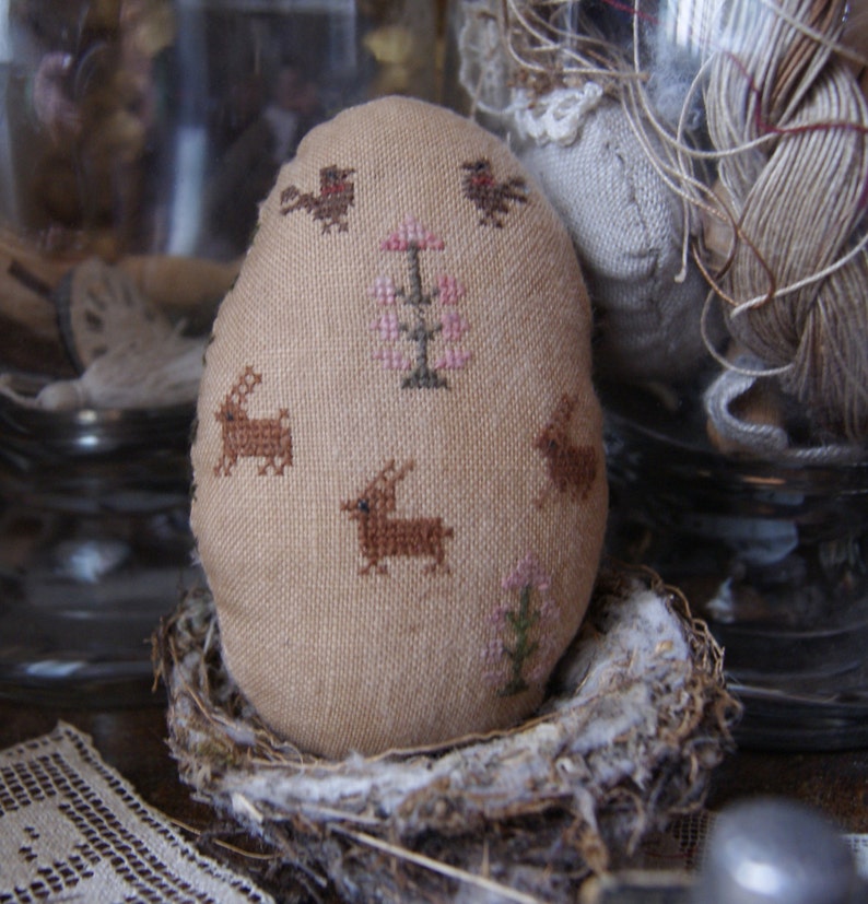 PRIMITIVE EASTER EGGS Pdf Chart Instant Download - Etsy