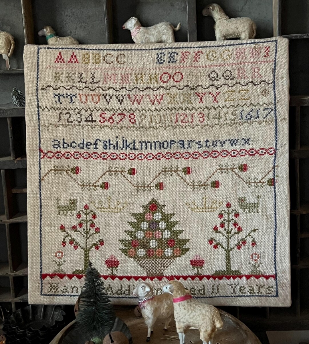 HANNA ADDISON 1853 SAMPLER Pdf Pattern - Etsy