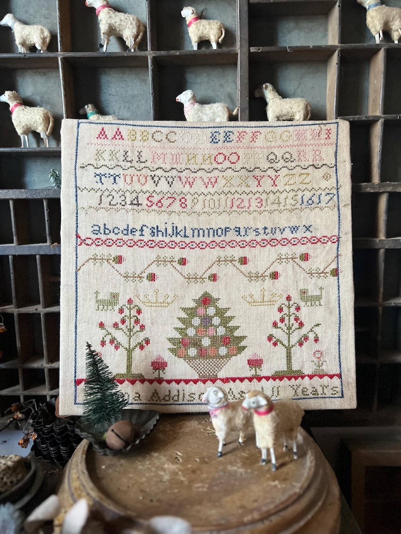 MUESTREADOR HANNA ADDISON 1853 - Etsy México