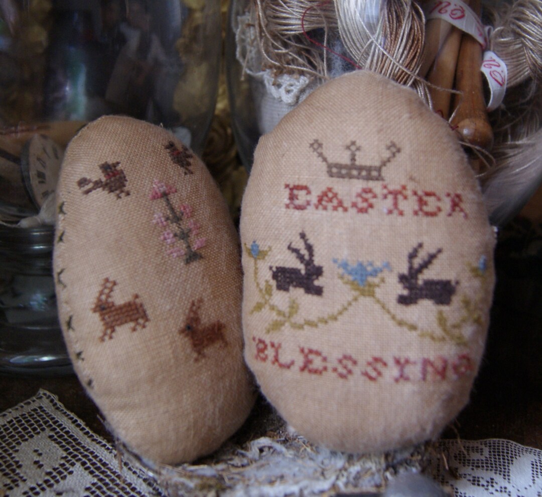 PRIMITIVE EASTER EGGS Pdf Chart- Instant Download - Etsy