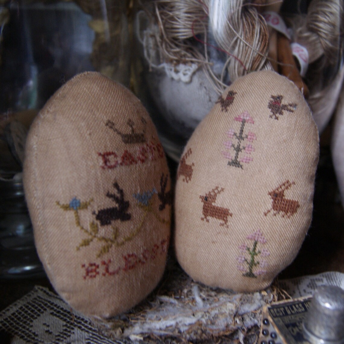 PRIMITIVE EASTER EGGS Pdf Chart Instant Download - Etsy