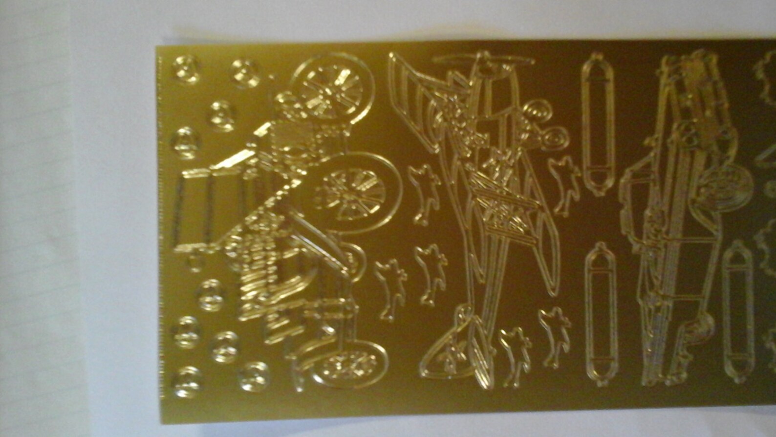 Starform Gold Cars, Plane, Motorcycle Stickers 1009gg - Etsy