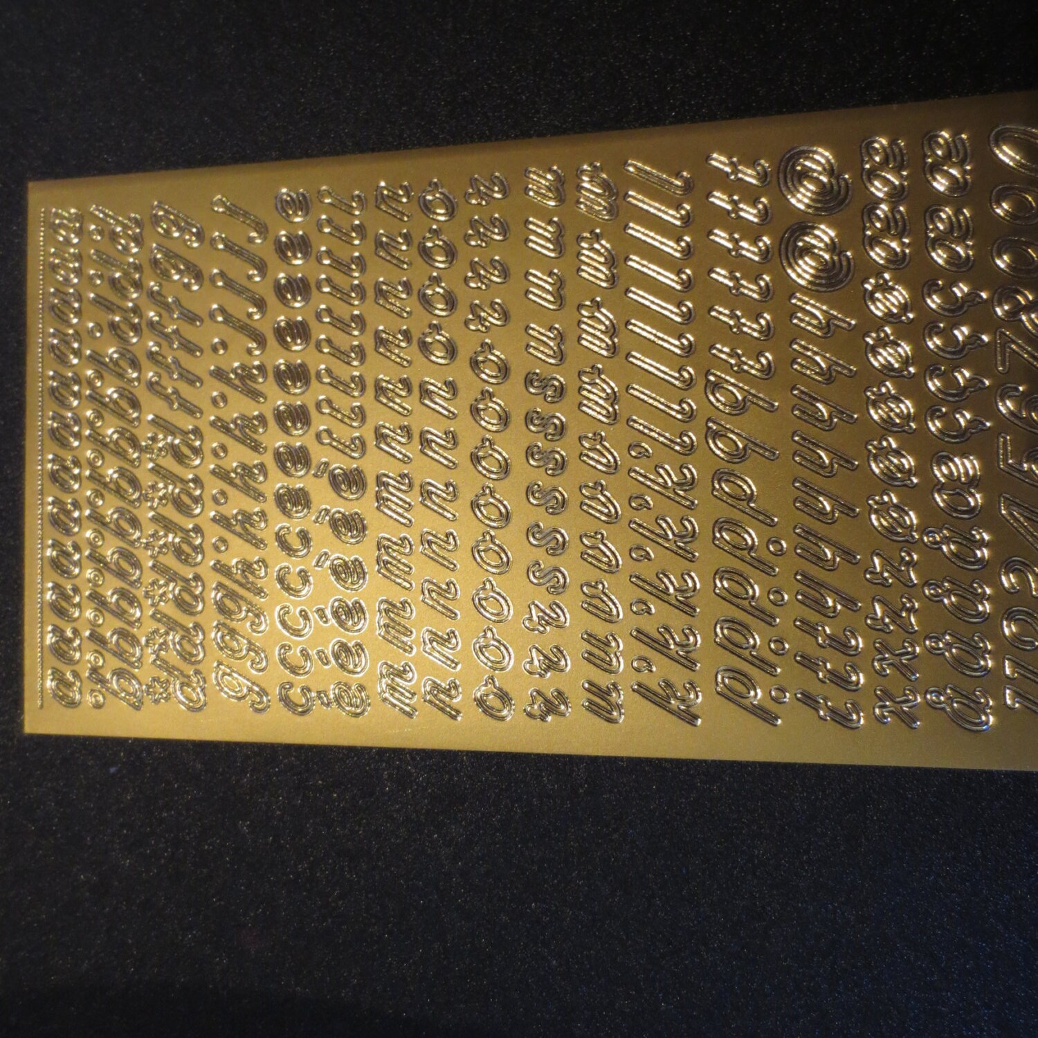 Small Gold Letters Starform Stickers 825gg - Etsy