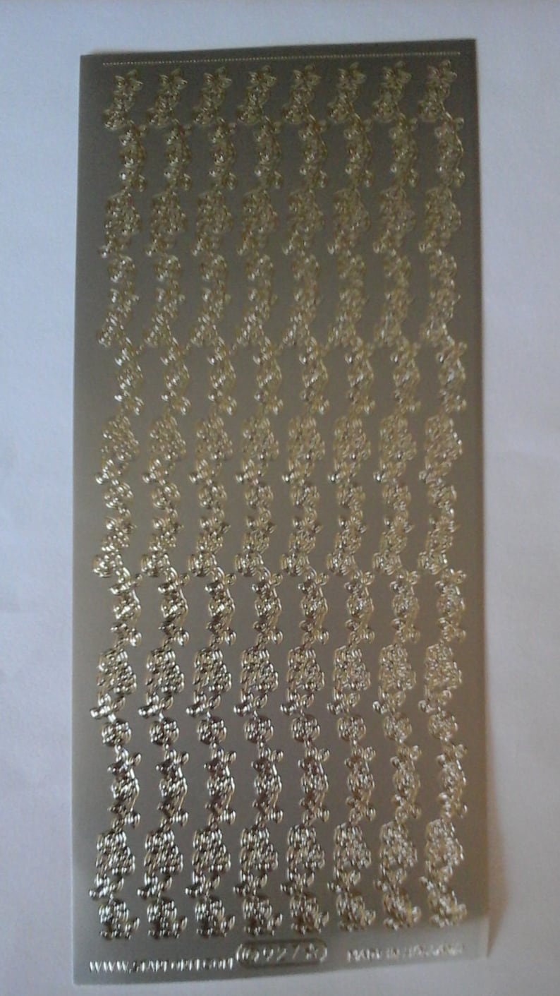 Starform silver rose borders stickers 927ss - Etsy.de