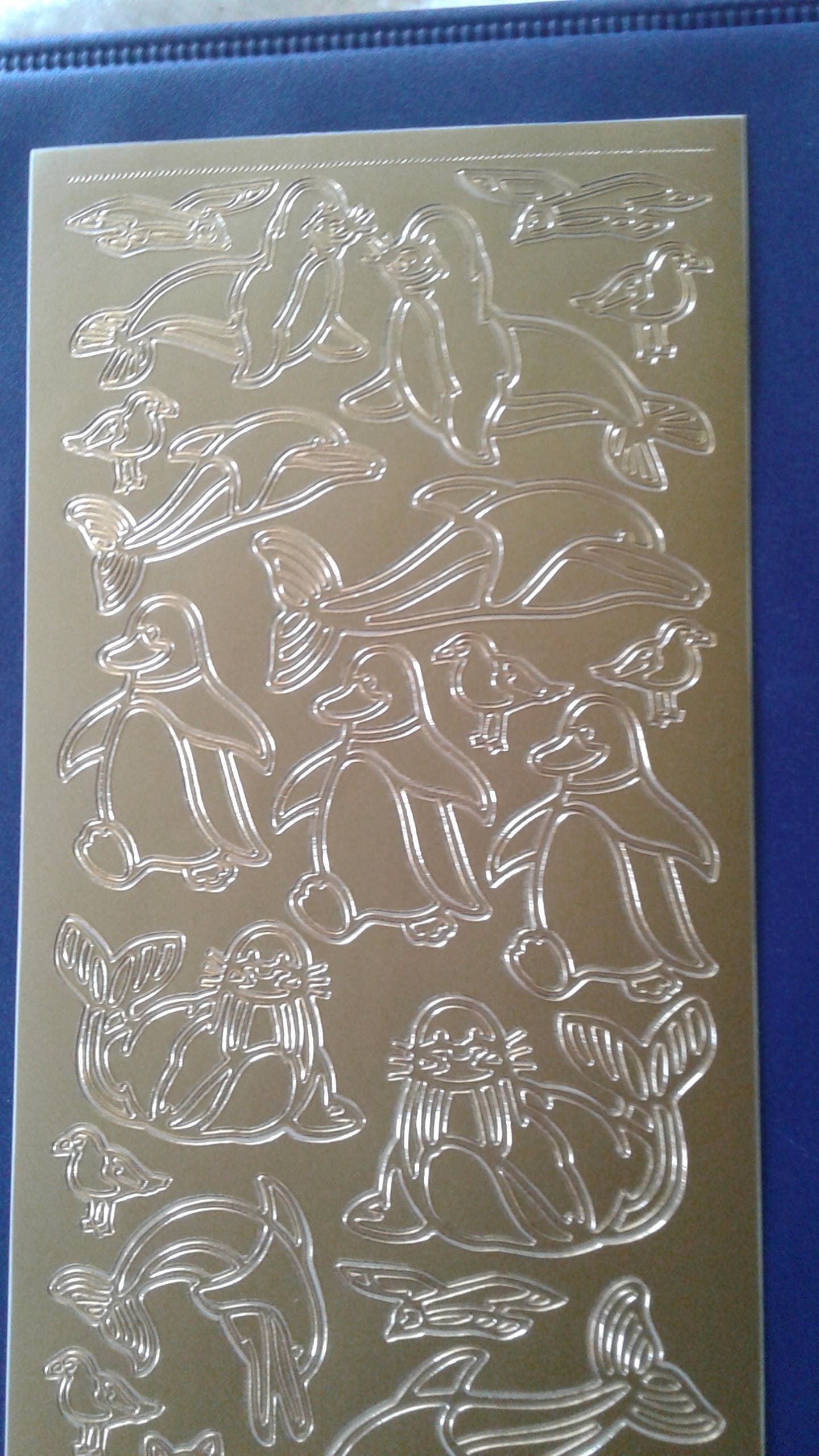 Starform Gold Stickers Sea Animals 830 Gg - Etsy