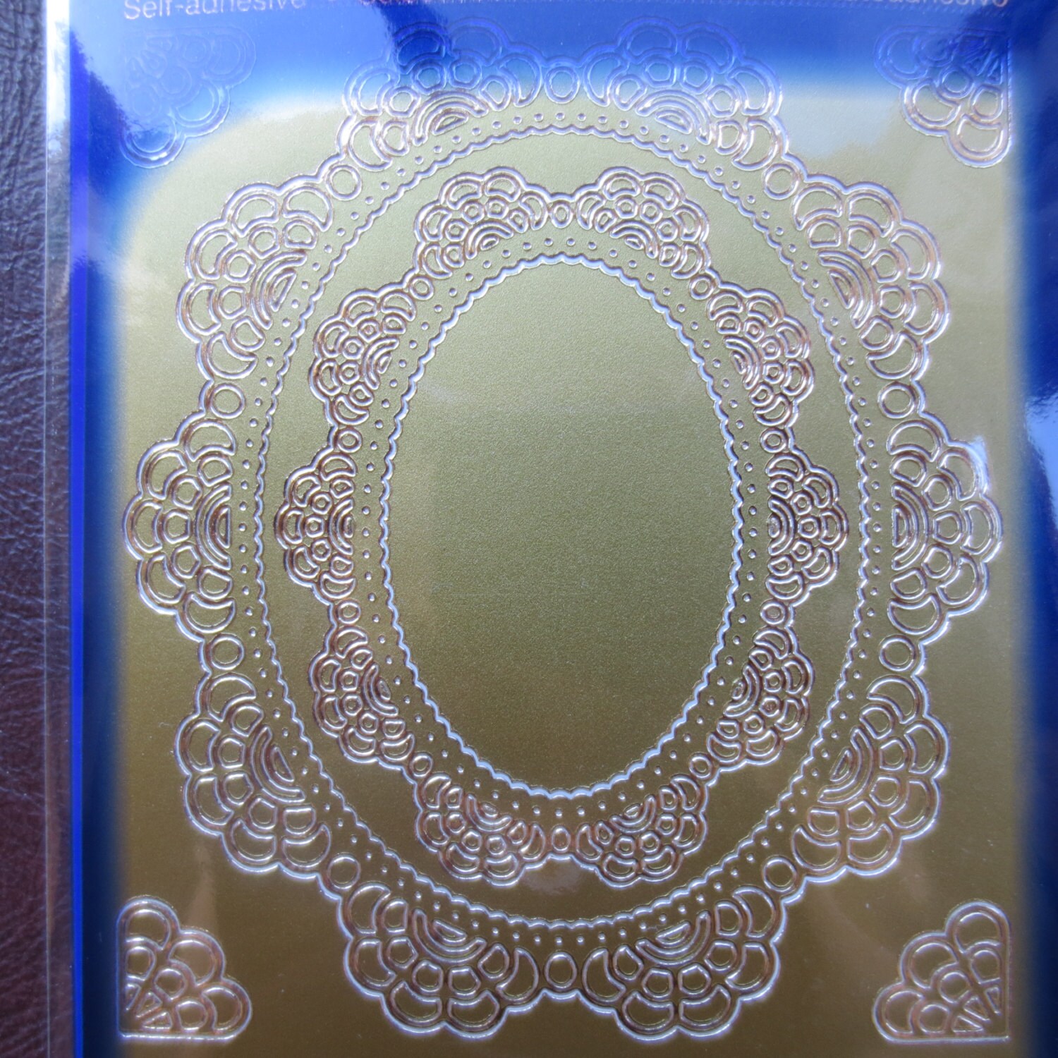 Gold Oval Scallop Style Starform Sticker Frames #1288gg - Etsy