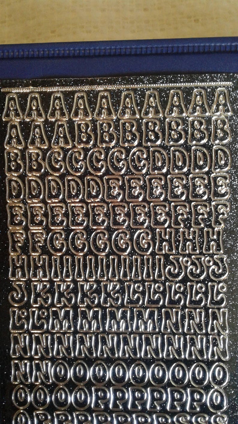 Starform Glitter Black/silver Bubble Letters 814gblks - Etsy
