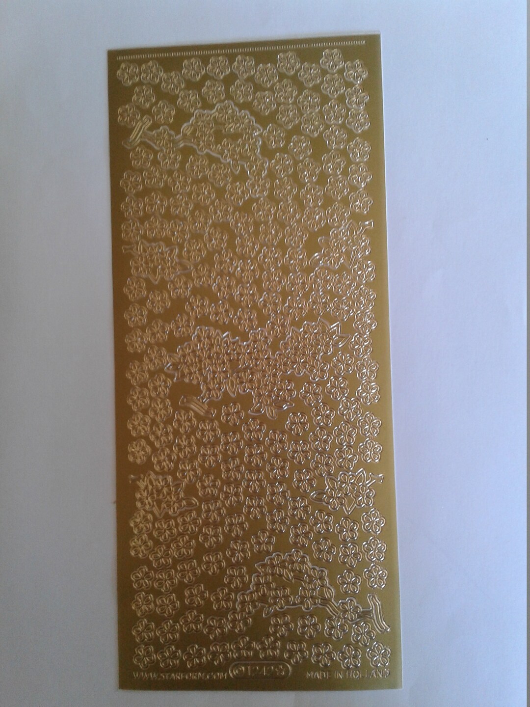 Starform Gold Stickers Mini Flowers/flowers on a Branch 1242g - Etsy