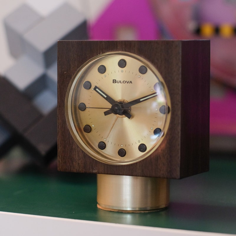 Mcm Desk Clock - Etsy