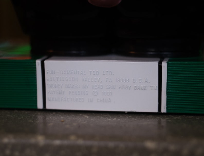 90s Talking Animatronic Piggy Bank // Money Makes My Head Spin - Etsy