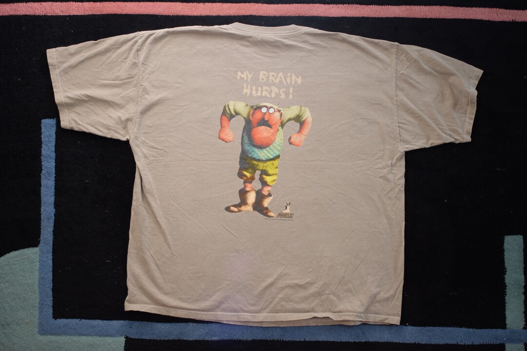 Vintage Monty Python's Flying Circus T-shirt // My Brain Hurts 2001 - Etsy