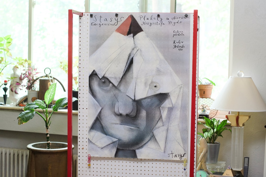 Original 90s Polish Museum Gallery Poster // Stasys Eidrigevicius 1995 ...