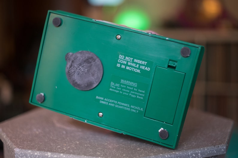 90s Talking Animatronic Piggy Bank // Money Makes My Head Spin - Etsy