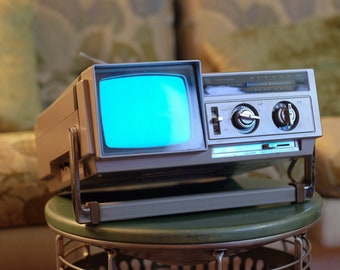 80s Portable Tv - Etsy