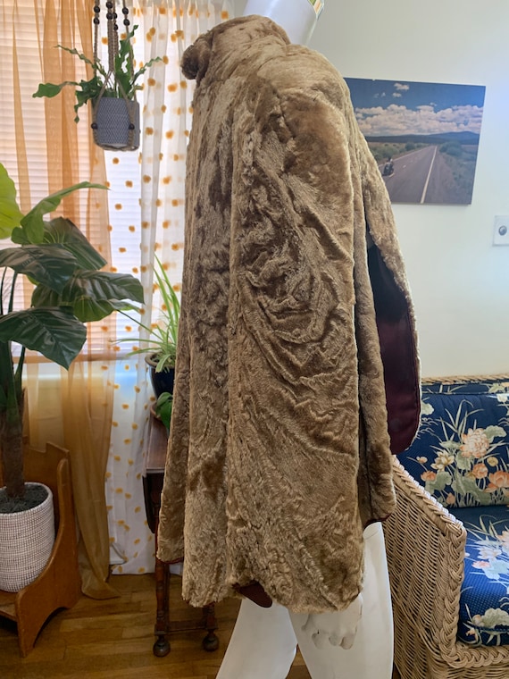 1940s 50s vintage Larchmont Furriers FUR CAPELET cape… - Gem