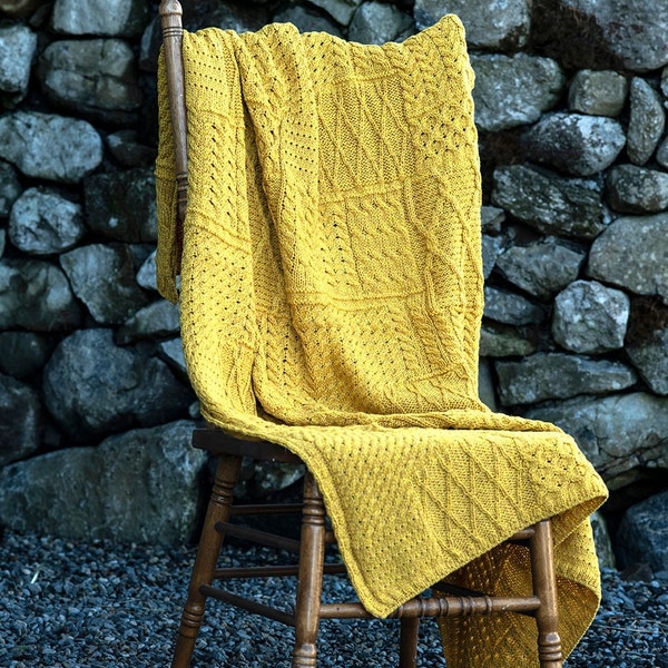 Aran Blanket - Etsy