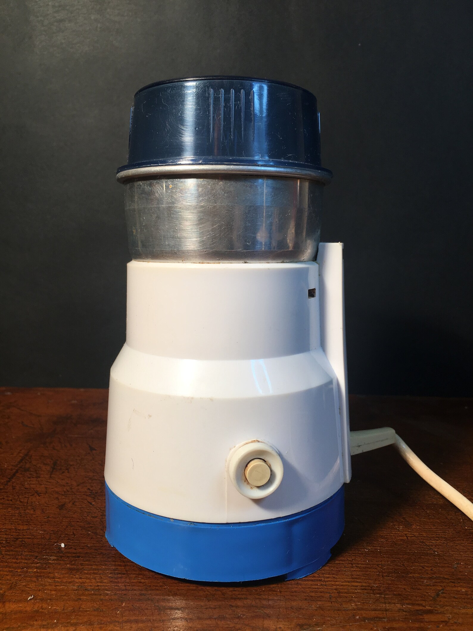 Bialetti Cruisinallo Coffee Grinder Mixer Vintage 1970s White&blue - Etsy