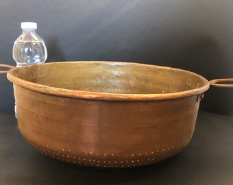 Copper Colander - Etsy