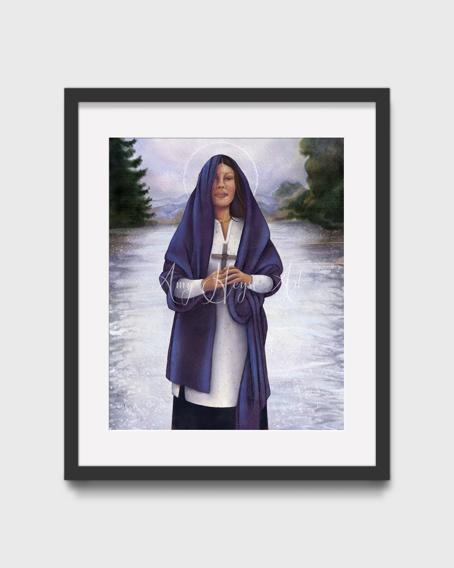 St. Kateri Tekakwitha Lily of the Mohawks Catholic Art Print - Etsy