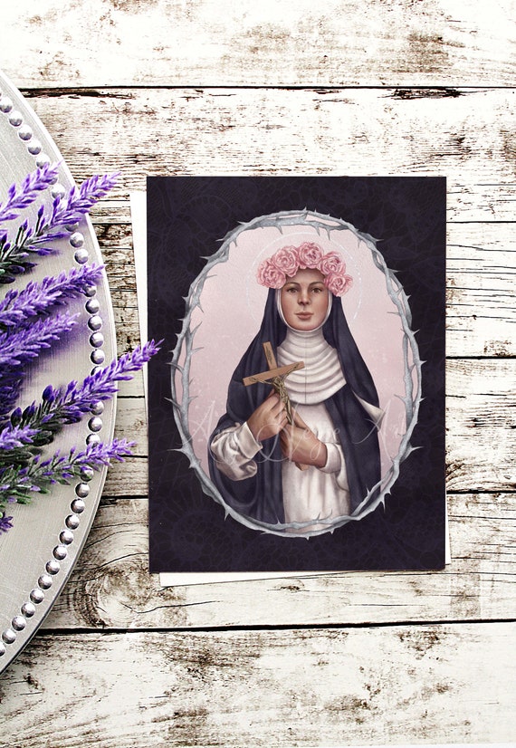 St. Rose of Lima Catholic Saint Fine Art Print - Etsy