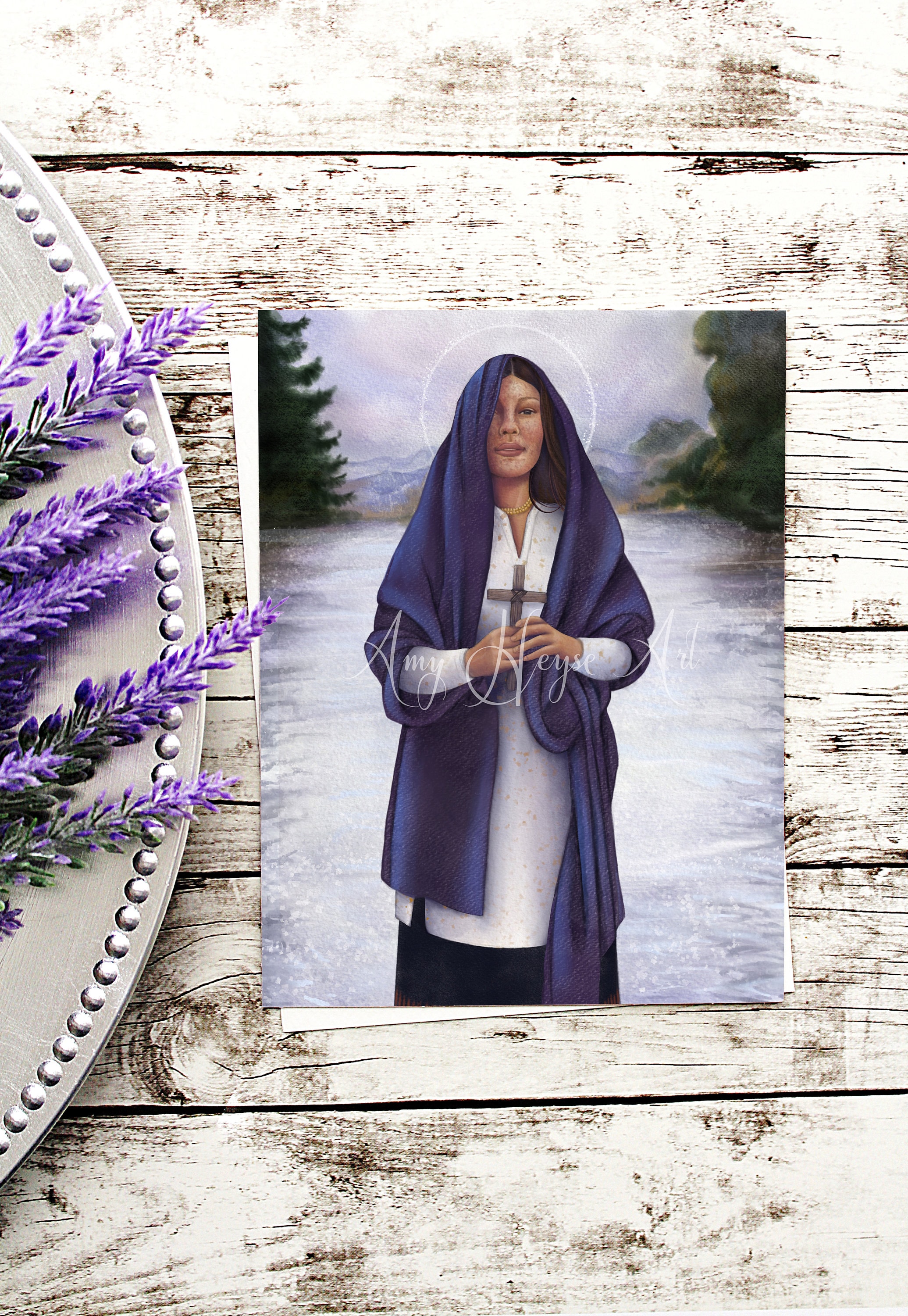 St. Kateri Tekakwitha Lily of the Mohawks Catholic Art Print - Etsy