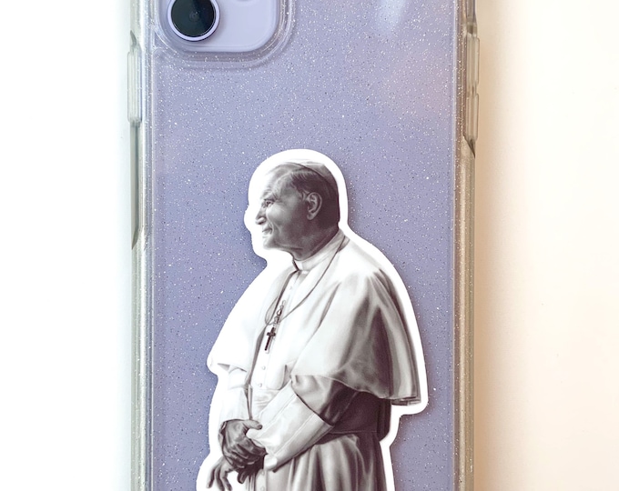St. John Paul II, Pope JPII Catholic Vinyl Sticker - Etsy