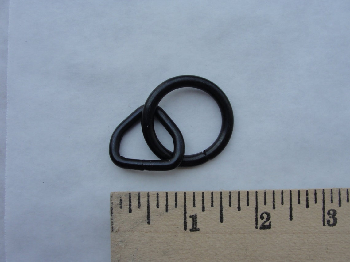 Small Size Black Halter Ring D Ring Connected to O Ring | Etsy