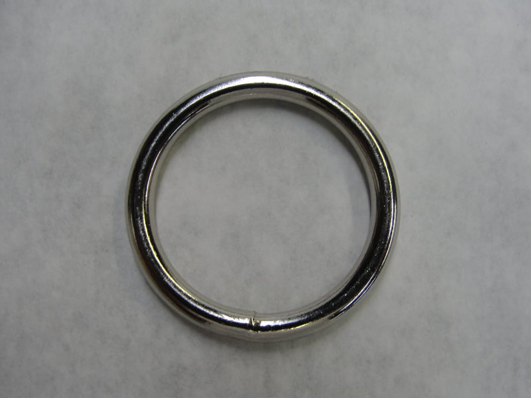 Lot of 100 Metal O-rings Welded Nickel Plated High Quality 3/4" 1" 1-1/ ...