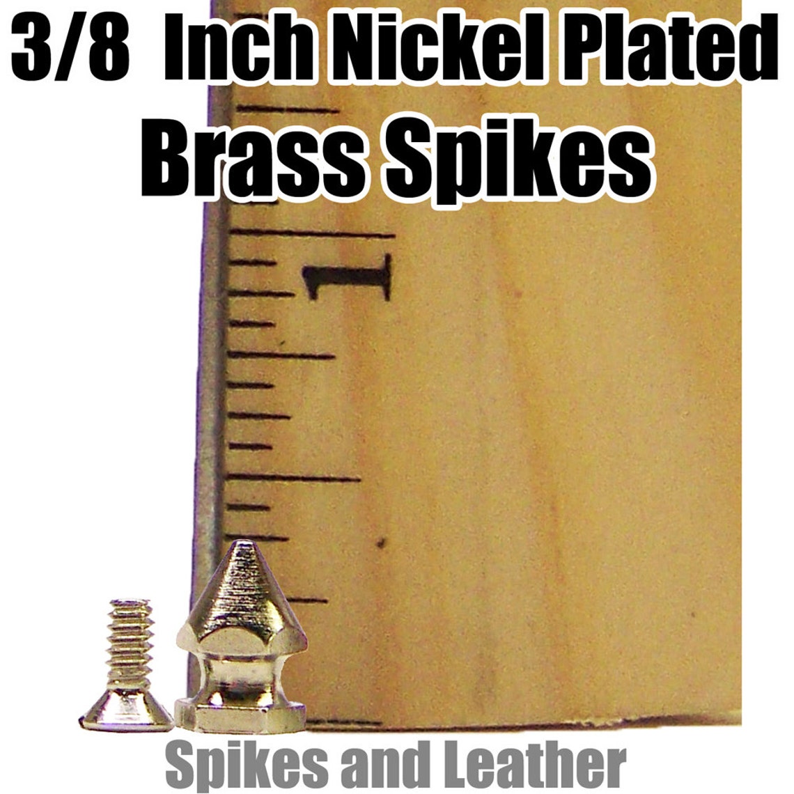 Tiny Spikes Silver/chrome 3/8 9.5mm Screw Back Leather - Etsy