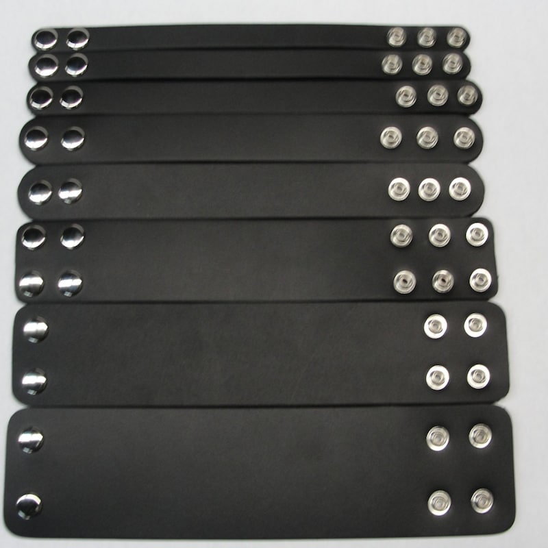 Leather Wristband - Etsy